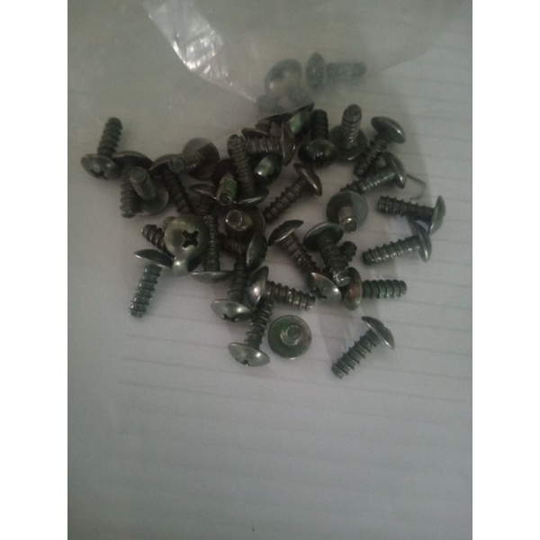 Jual (20pc) Baut skrup ulir/cacing honda pendk 4x12 | Shopee Indonesia