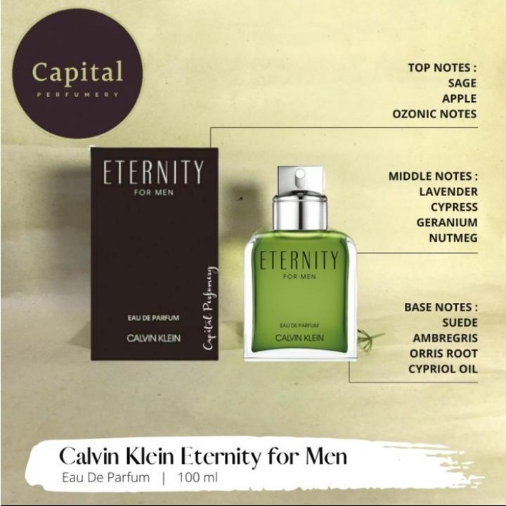 Jual Calvin Klein ETERNITY For Men EDP 100ml | Shopee Indonesia