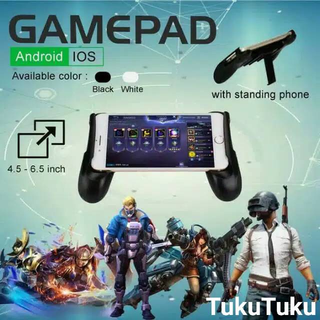 Jual GamePad Mobile Phone / Holder Stand Joystick Pad - Gamming ...