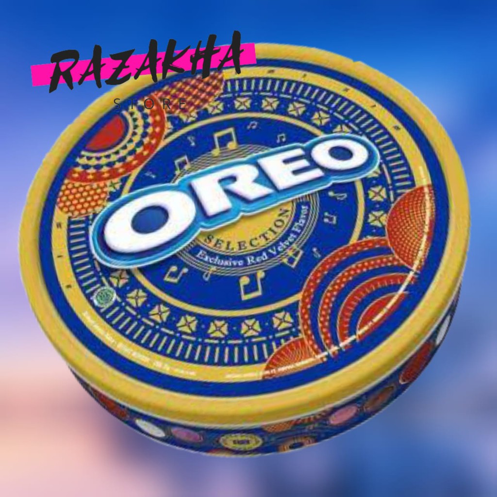 Jual Oreo Selection Exclusive Red Valvet Flavour 286.8gr / Oreo Kaleng ...