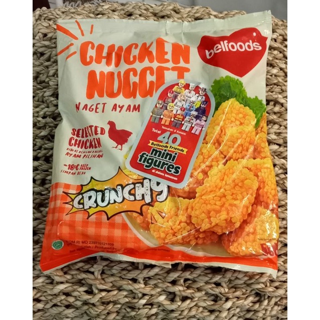 Jual Belfoods Chicken Nugget Crunchy - 500 Gr | Shopee Indonesia