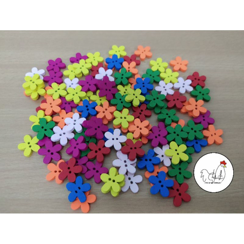 Jual KANCING BUNGA SAKURA KECIL / KANCING HIAS / KANCING KAYU | Shopee ...