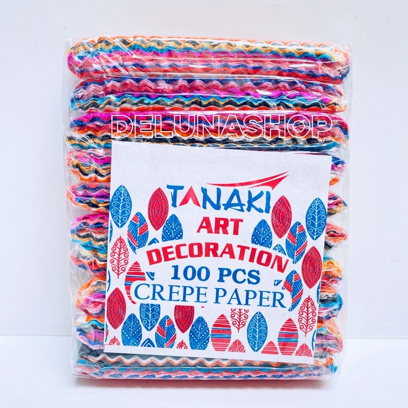 Jual 100pcs Kertas krep / Crape Paper / Kertas Crape potongan isi ...