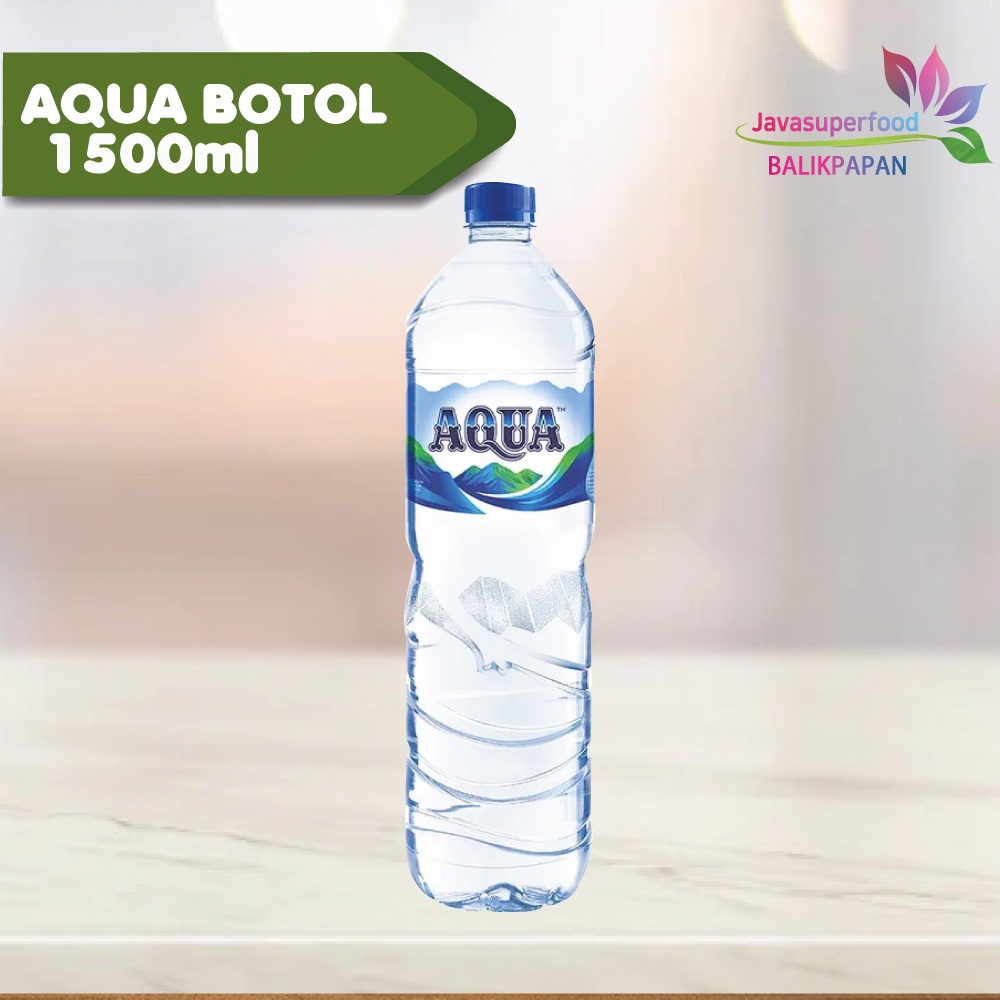 Jual Air Mineral Aqua Botol 1500 ml, 600ml | Shopee Indonesia