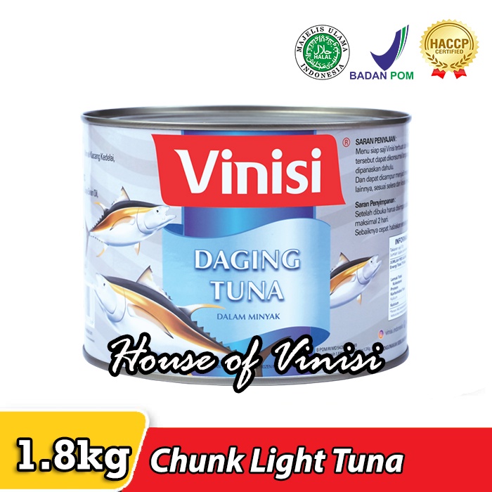 Jual Vinisi Chunk Light Tuna 1.8 Kg | Shopee Indonesia