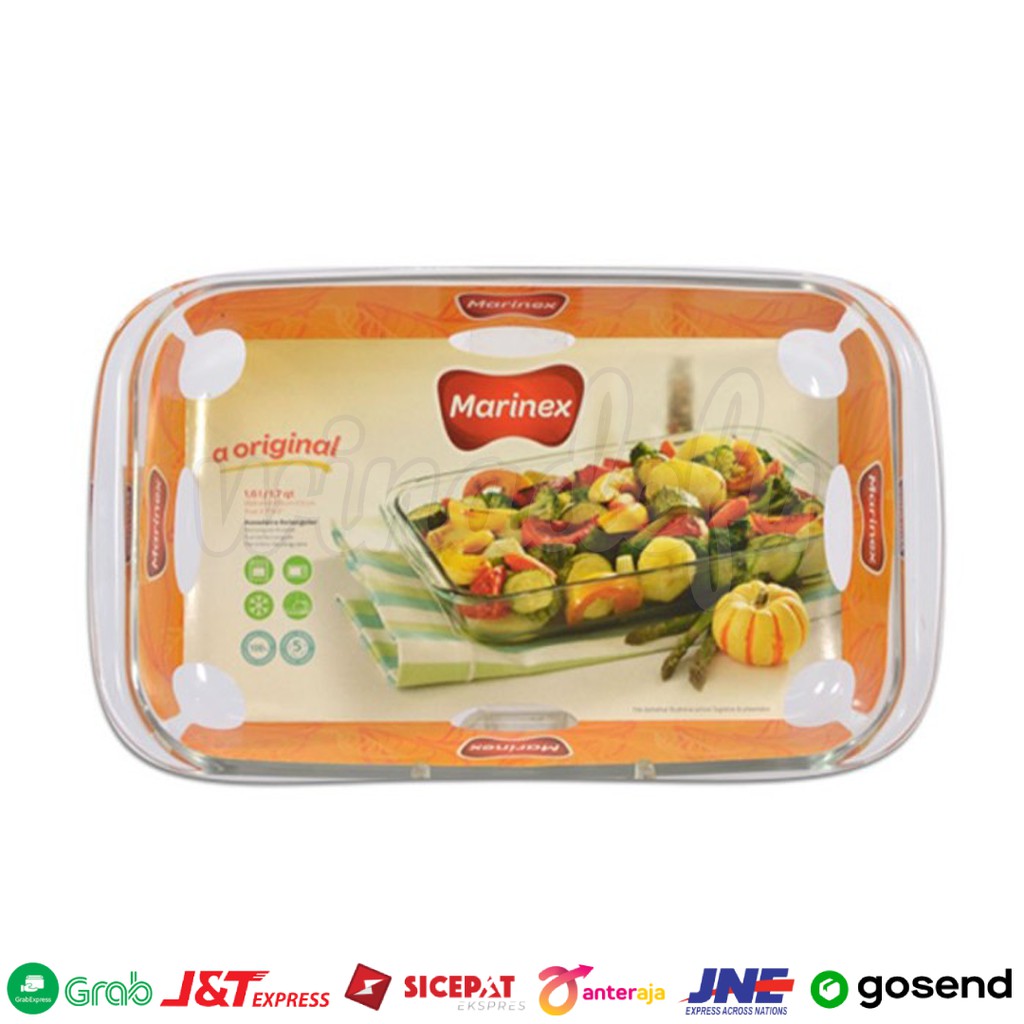 Jual LOYANG KACA PERSEGI PANJANG 1.6L MARINEX TAHAN PANAS | Shopee ...