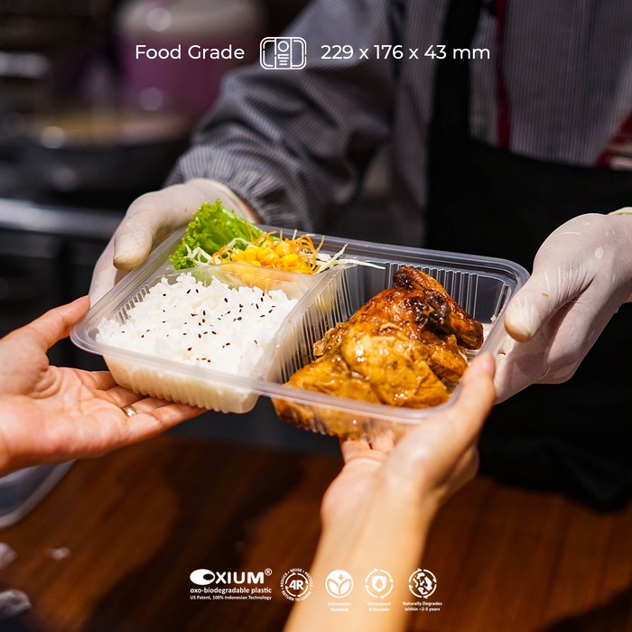 Jual Makankotak- Lunch Box Ramah Lingkungan Ecorasa Elb-808 (Oxium ...