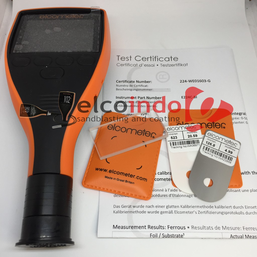 Jual Elcometer 224 Digital Surface Profile Gauge 224C- BI | Shopee ...