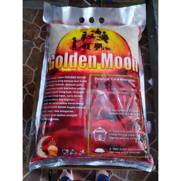Jual Beras GOLDEN MOON 5 kg | Shopee Indonesia