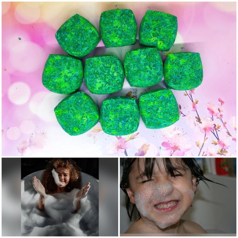 Jual Bubble Bath Bomb Aroma Apel isi 10pcs. Bubble Bath Bomb. Bubble ...