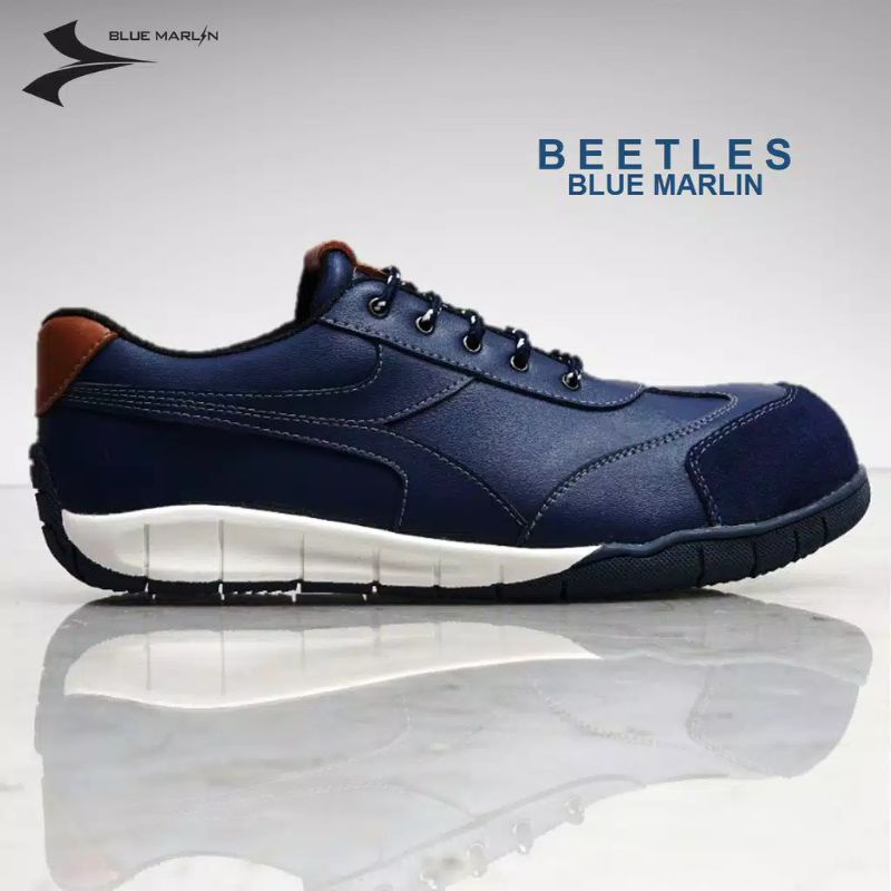 Jual JUAL SEPATU SAFETY SHOES BLUE MARLIN BEETLE BLUE SIZE 40 HARGA ...