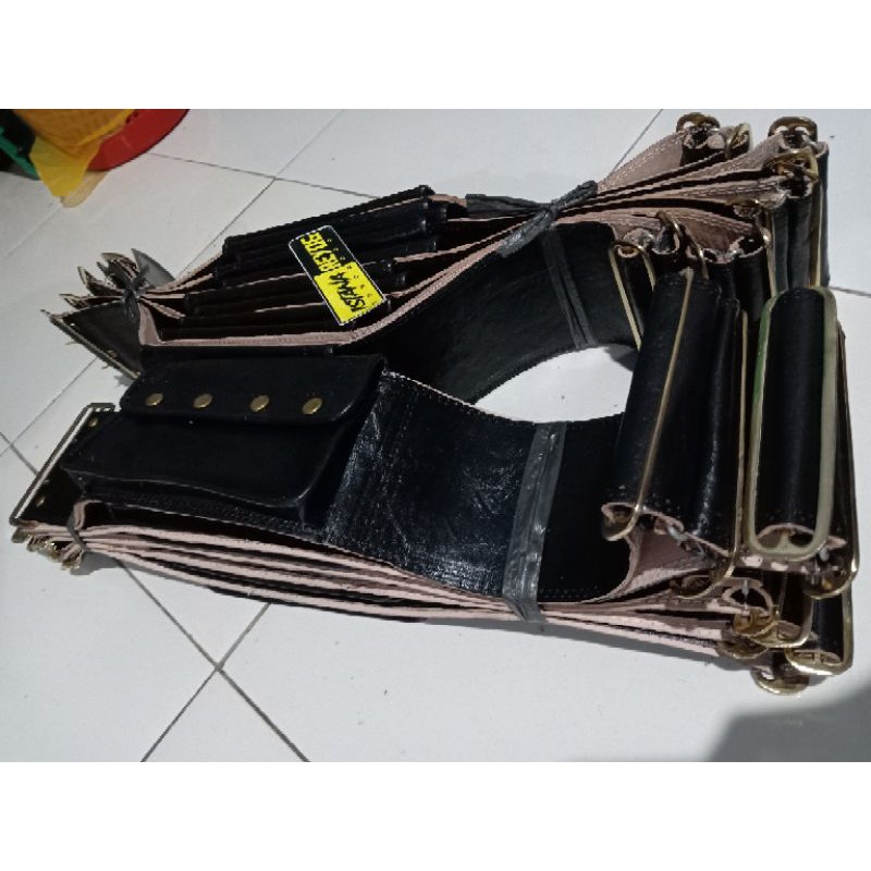 Jual sabuk othok kulit mitasi/sabuk warok / sabuk bopo / sabuk pawang ...