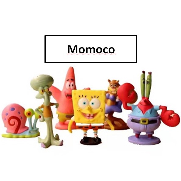 Jual Cake Topper Figure Hiasan Kue Spongebob Patrick Squidward Mr Crab ...