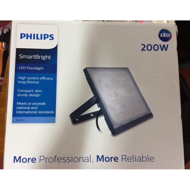 Jual Lampu sorot led philips BVP 176 200w 200 watt led sorot philips 200w led tembak floodlight ...