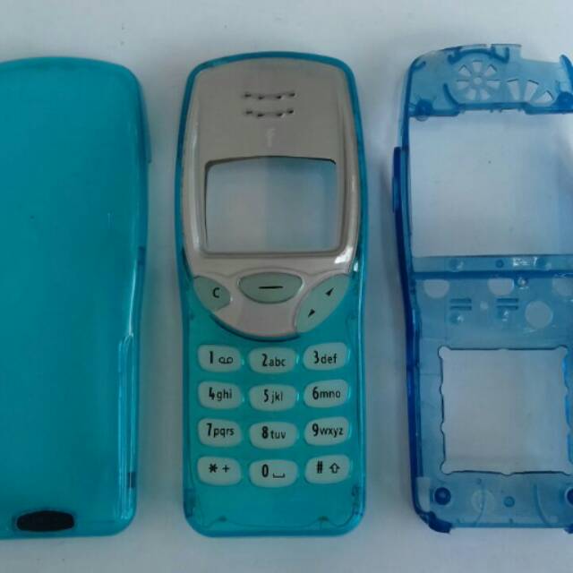 Jual Casing nokia 3210 biru transparan+tulang transparan | Shopee Indonesia
