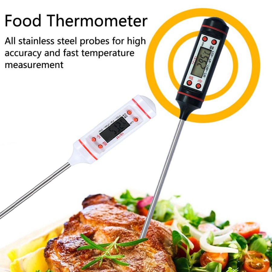 Jual Belanjaonlinesby Digital Food Thermometer Makanan Termometer BBQ ...