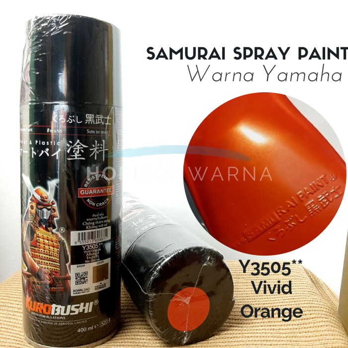 Jual (KHUSUS SULSELBAR) SAMURAI PAINT Pilox Orange Lembayung Kuning ...