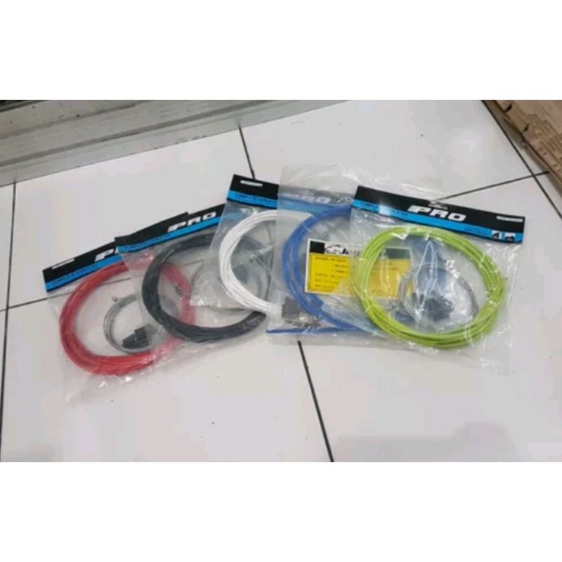Jual CABLE SET PROWIRE kabel set complete cable kit sepeda housing outer casing chasing inner ...