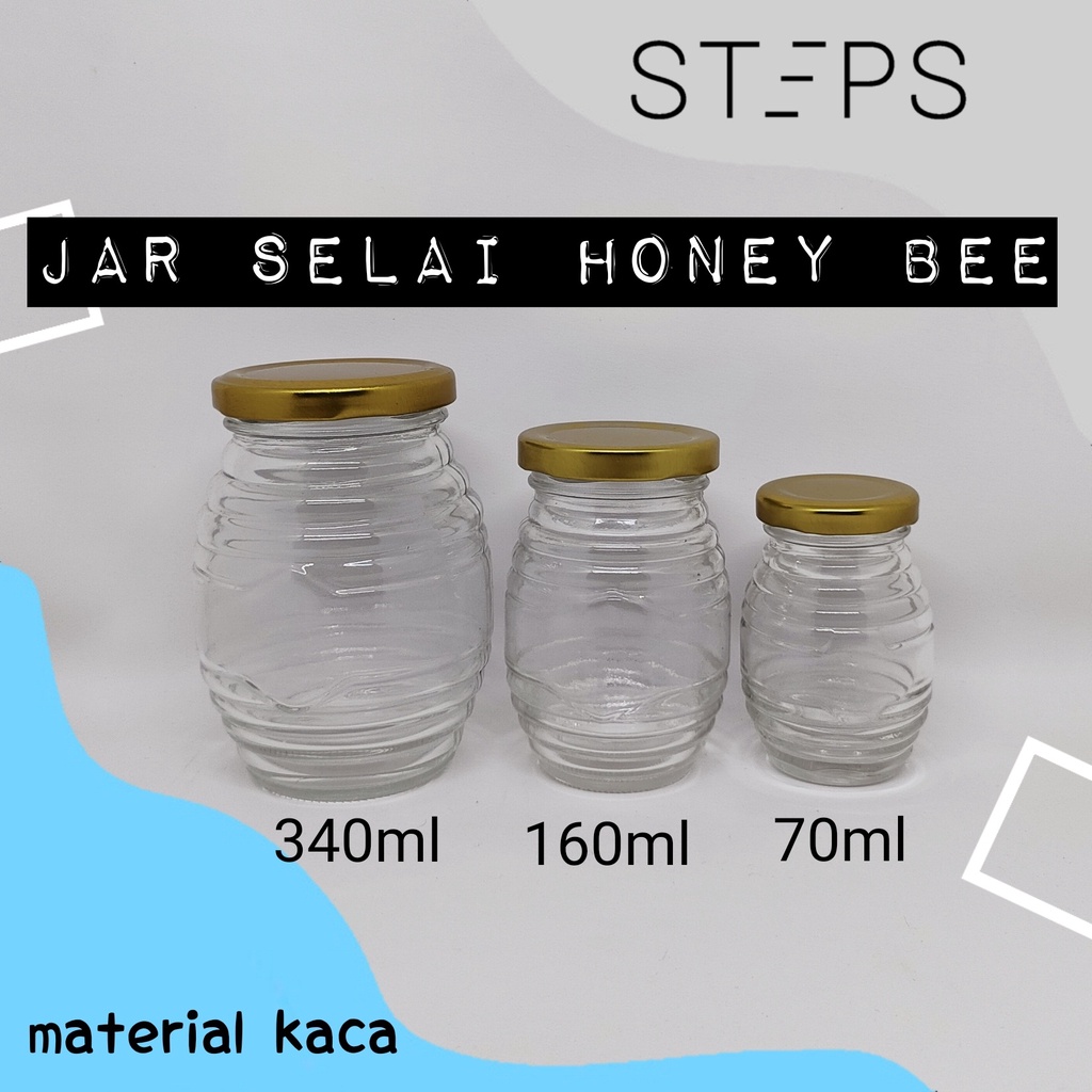 Jual BOTOL KACA BENING Glass Jar Botol Toples KacaToples Selai Jam ...