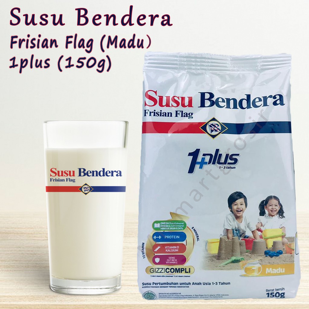 Jual susu bendera / Frisian flag / 1+ plus / 150g | Shopee Indonesia