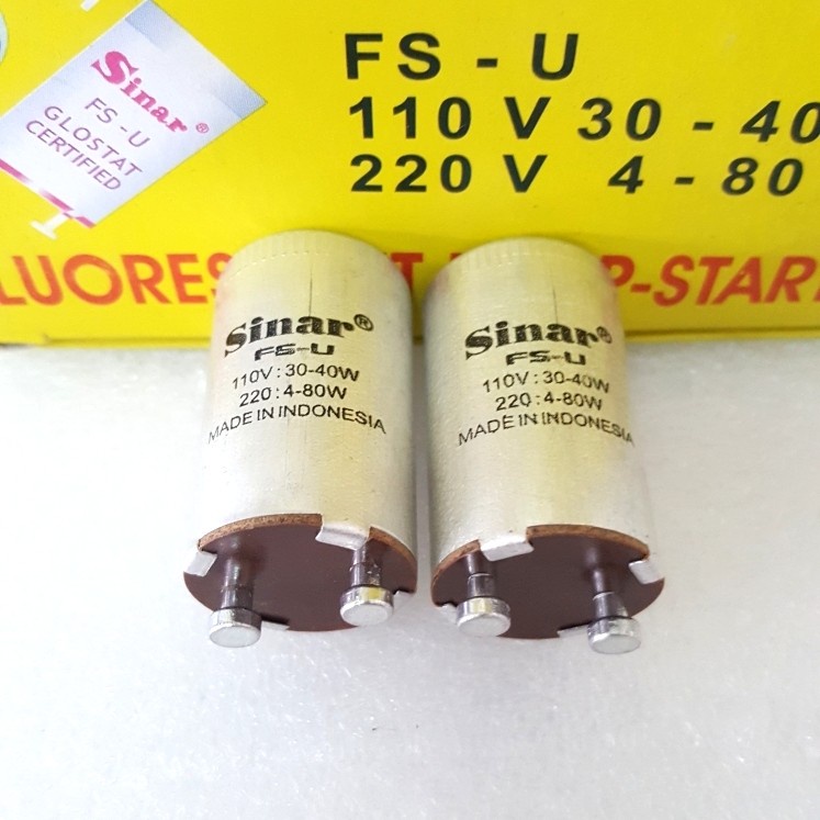 Jual Starter Neon Sinar Stater Lampu Neon Sinar 4w -80w Fluorescent ...