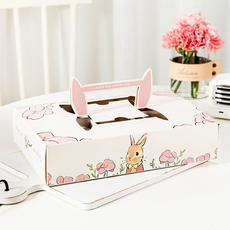 Jual Mooncake box sekat 6 kotak kue bulan tenteng kotak kue serbaguna ...