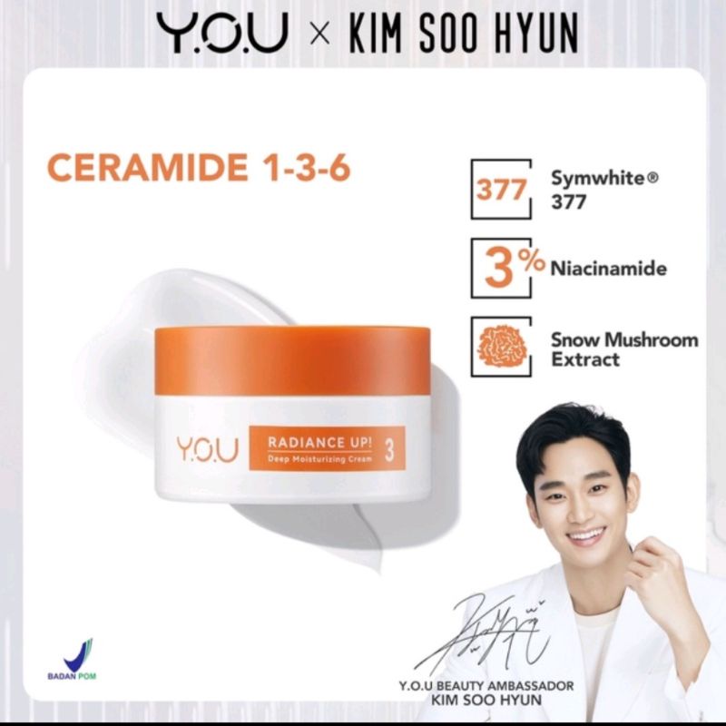 Jual YOU RADIANCE UP SERIES | ANTIOXIDANT SERUM | MOUSTURISING CREAM ...