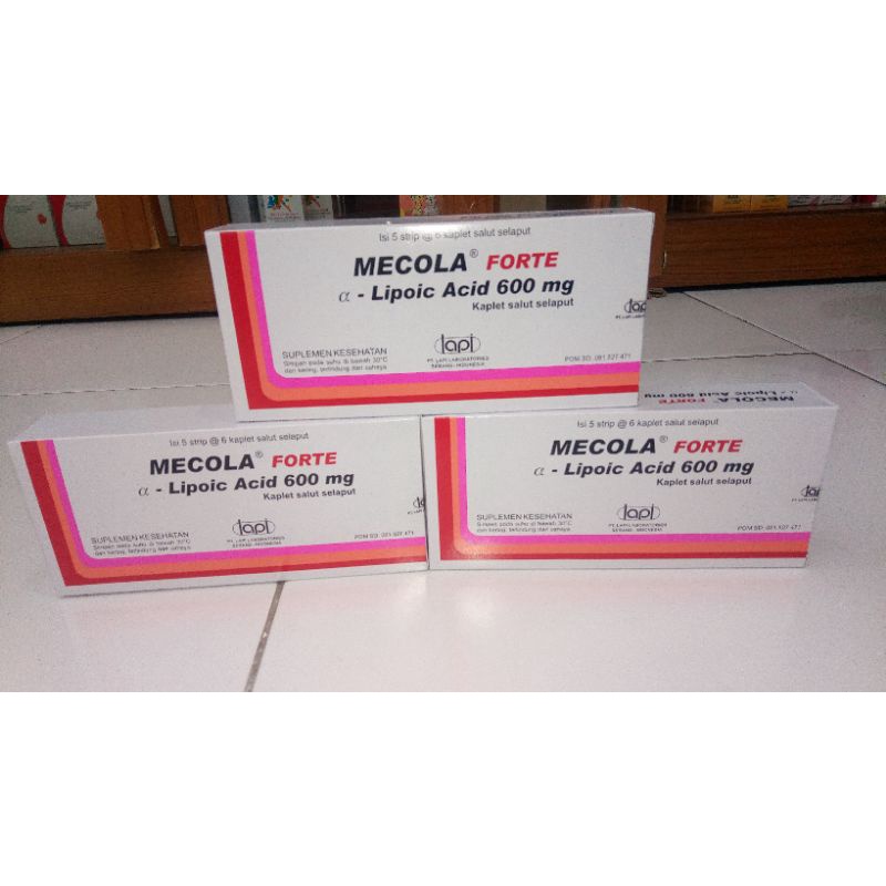 Jual Mecola Forte per Box per5 strip 6kap | Shopee Indonesia