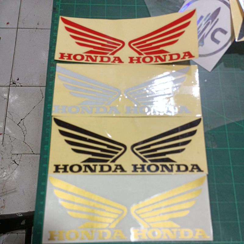 Jual Sticker cutting logo wing "HONDA"sayap | Shopee Indonesia
