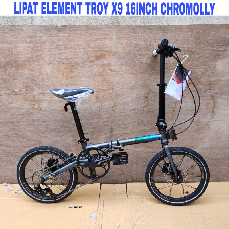 Jual Sepeda Lipat Element Troy X9 16Inch New Chromolly Rem Hydraulic ...