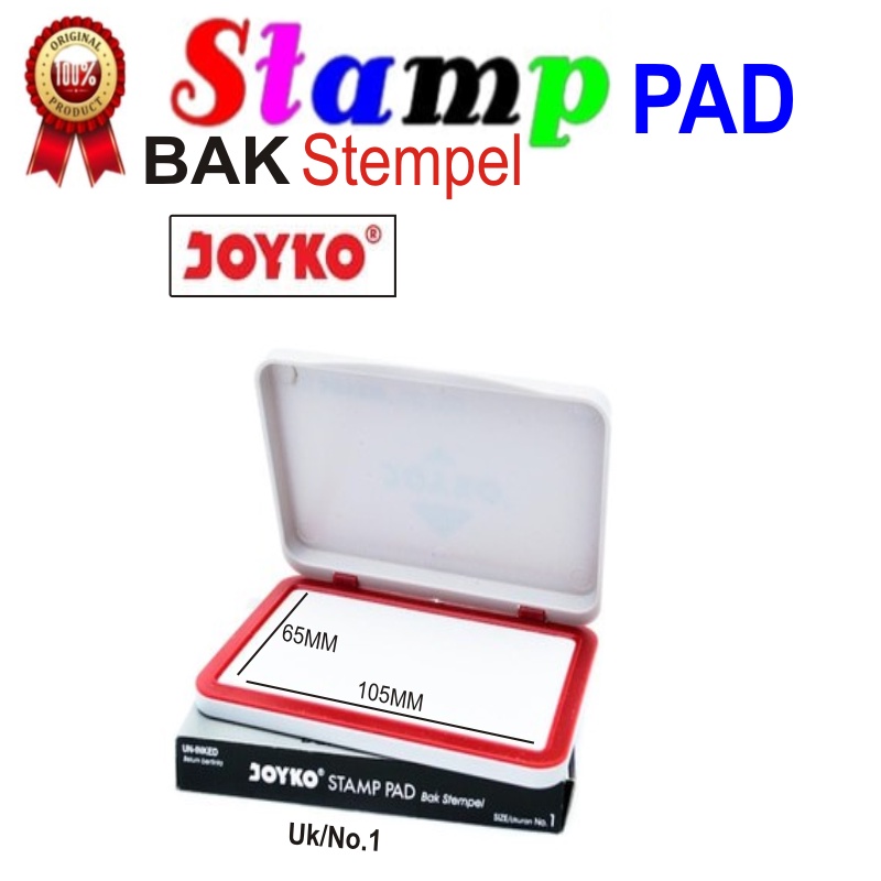 Jual BAK BANTALAN STEMPEL STAMP PAD JOYKO NO. 00|No.0|No.1 | Shopee Indonesia