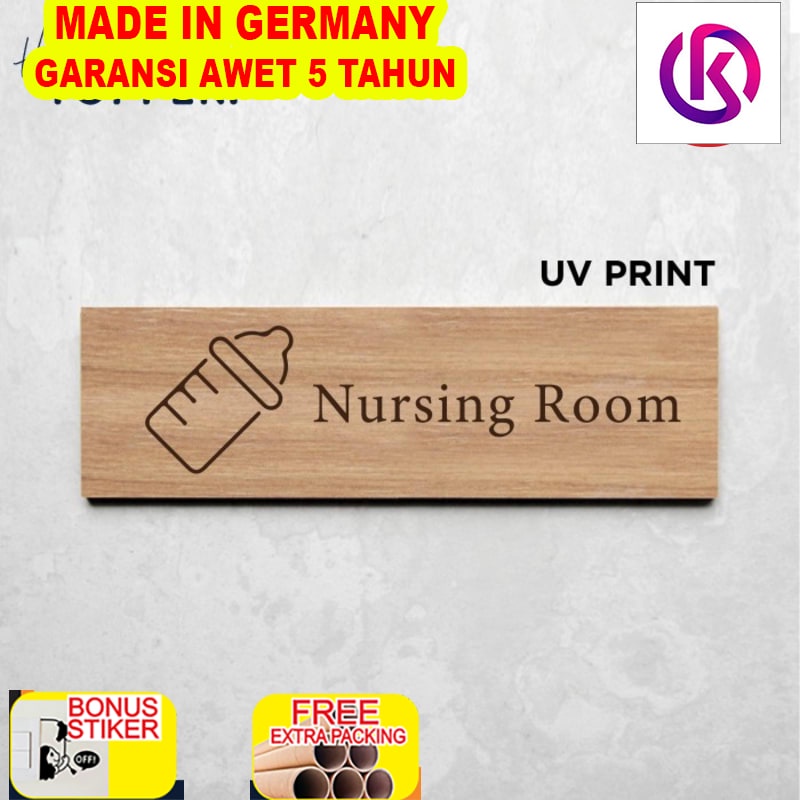 Jual Grosir Ruang Menyusui Nursing Sign Board UV Print Kayu - Kyoto ...