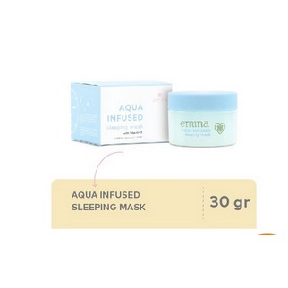 Jual EMINA AQUA INFUSED SLEEPING MASK 30GR | Shopee Indonesia