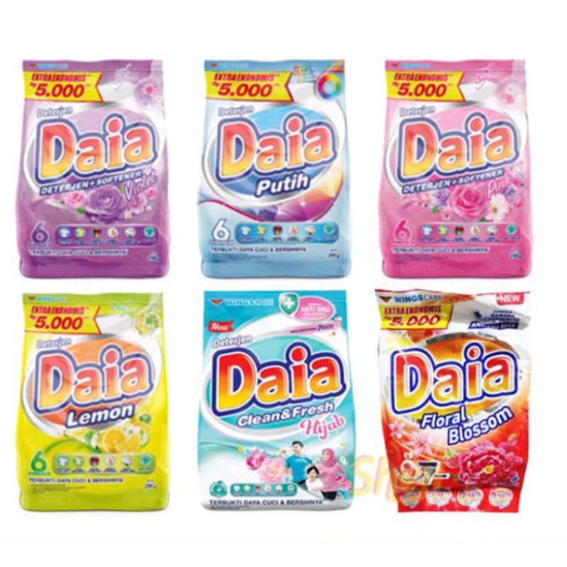 Jual Daia 5000 / Daia detergent bubuk / Daia detergent / Detergent ...