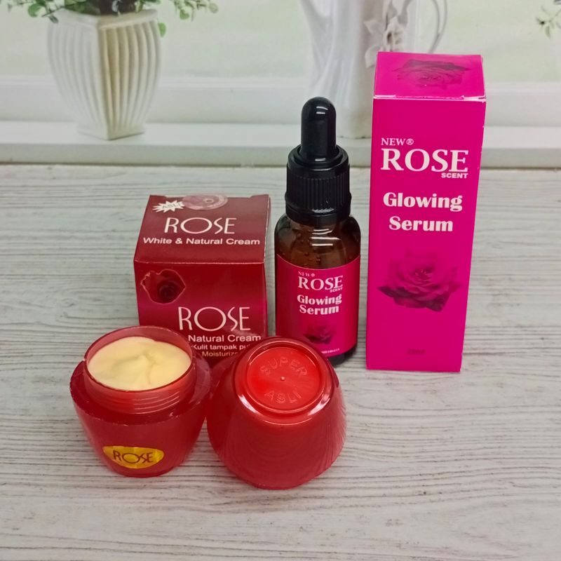 Jual Paket Serum dan Cream Rose Original(Paket Serum+Krim) | Shopee ...