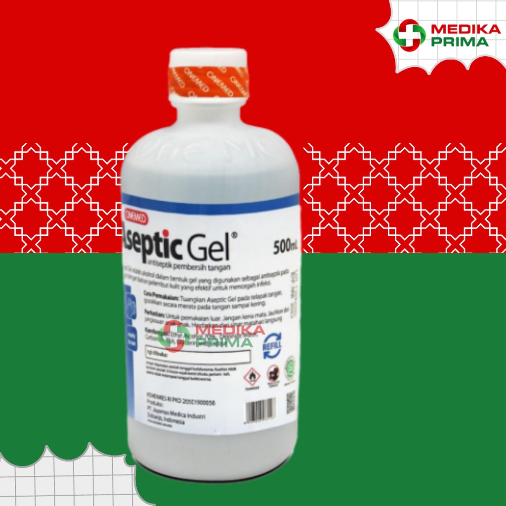 Jual ONE MED ASEPTIC GEL REFILL 500 ML | Shopee Indonesia