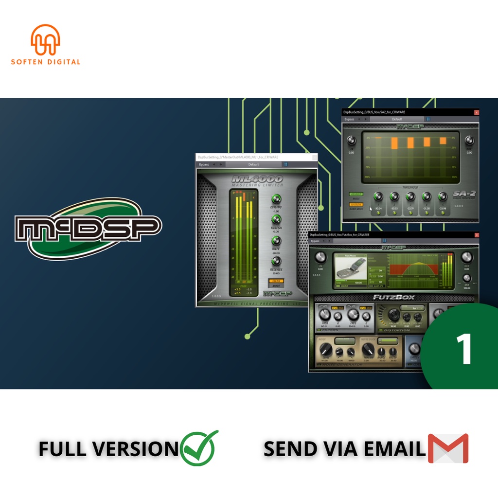 Jual McDSP Plugins VST Plugin help you deliver the finest sounding, professional quality mixing ...