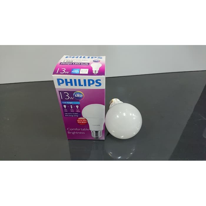 Jual Lampu Philips LEDBulb 13-100W E27 6500K( putih) 230V A60 G6 (13W) | Shopee Indonesia