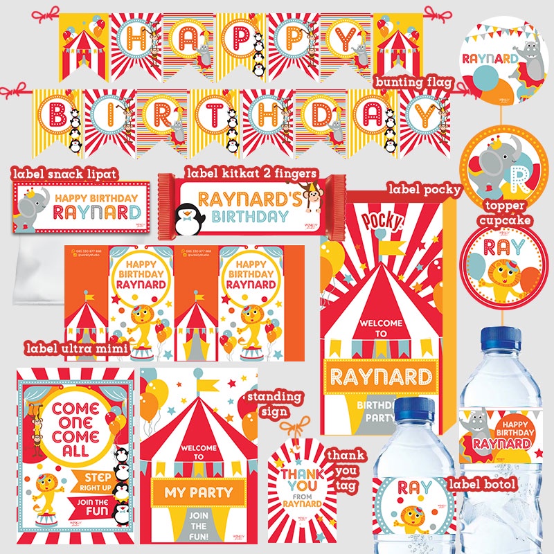 Jual BOY Birthday Dessert Table Printable / Sweet Corner Party ...