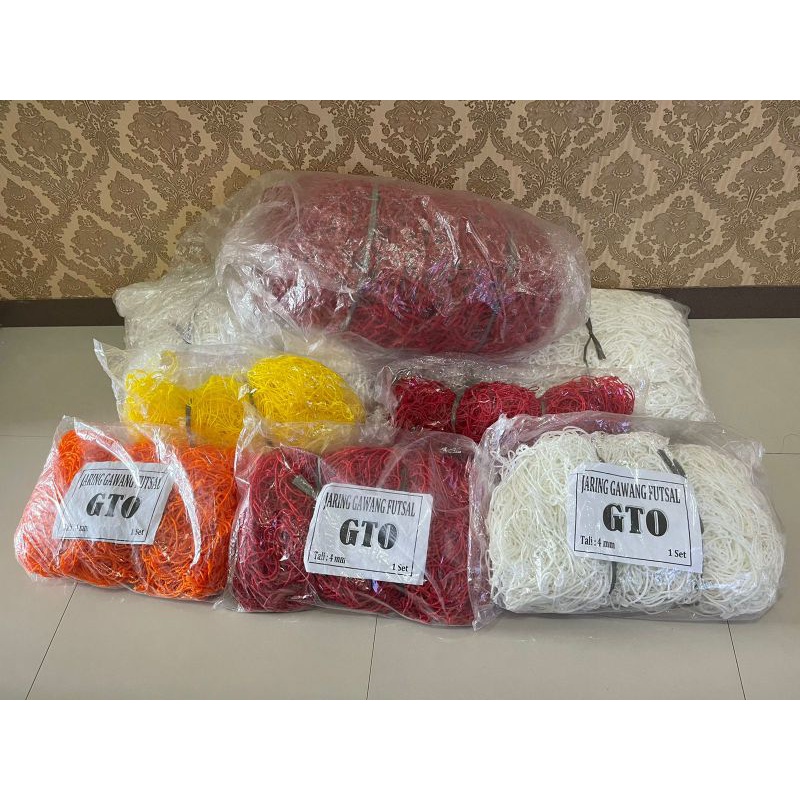 Jual Jaring Gawang Futsal GTO 4mm 1set | Shopee Indonesia