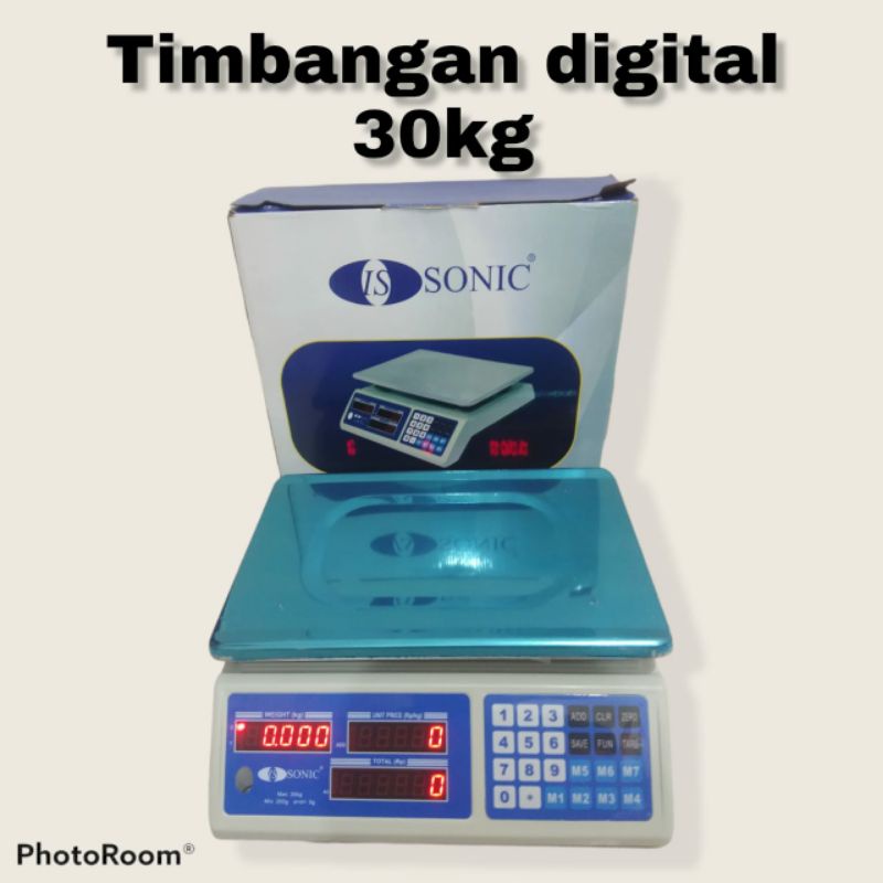 Jual Timbangan digital 30kg laundry ,buah, sembako SONIC 30KG | Shopee Indonesia