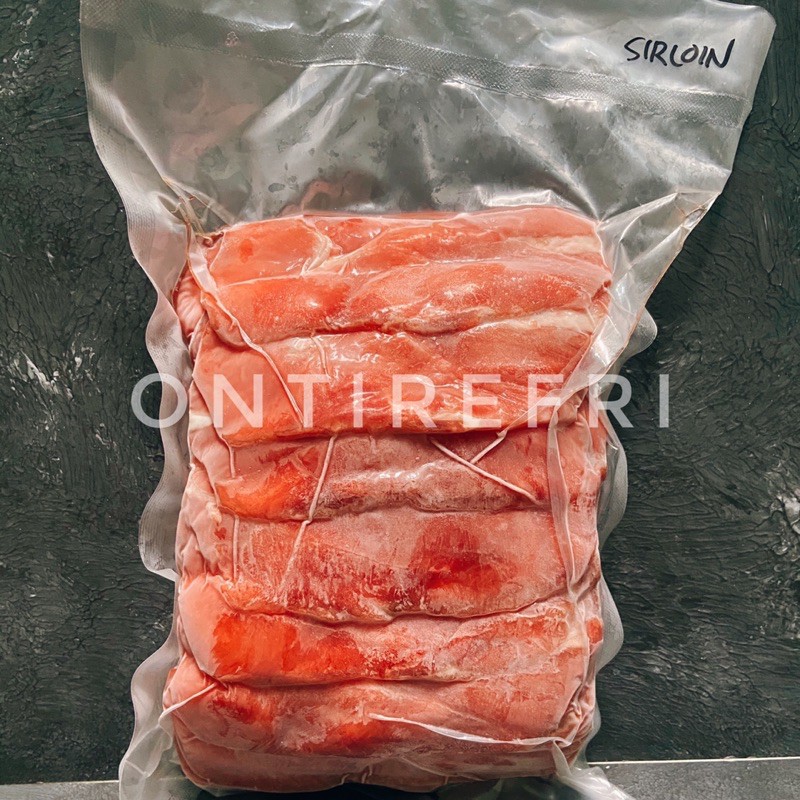 Jual Australian Sirloin Sliced (1kg) / Daging Sapi Impor Lulur Luar ...