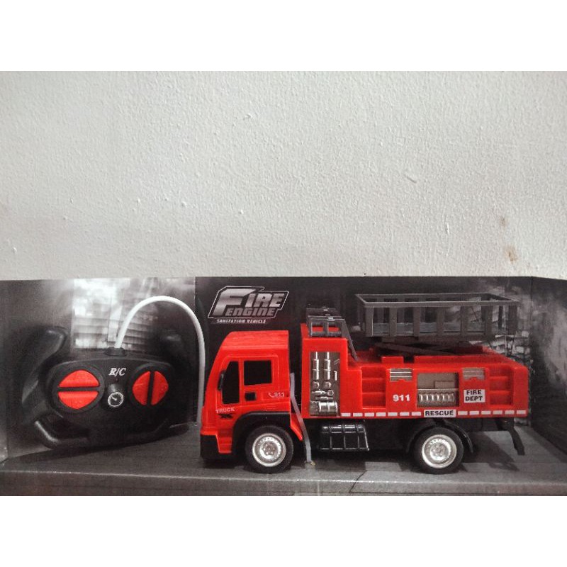 Jual mobil RC pemadam kebakaran / damkar remot control city fire rescue ...