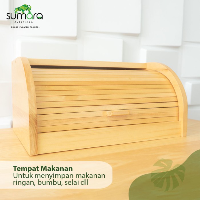 Jual Tempat makanan / Roti / Kotak Makanan Unik Natural | Shopee Indonesia