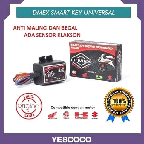 Jual Dmex Smart Key Sensor Klakson Motor Pengaman Anti Maling Begal | Shopee Indonesia