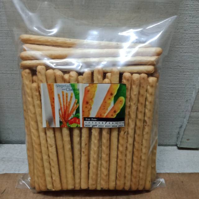 Jual Vegetable stik and cheese snack kiloan original biskuit stik sayur ...