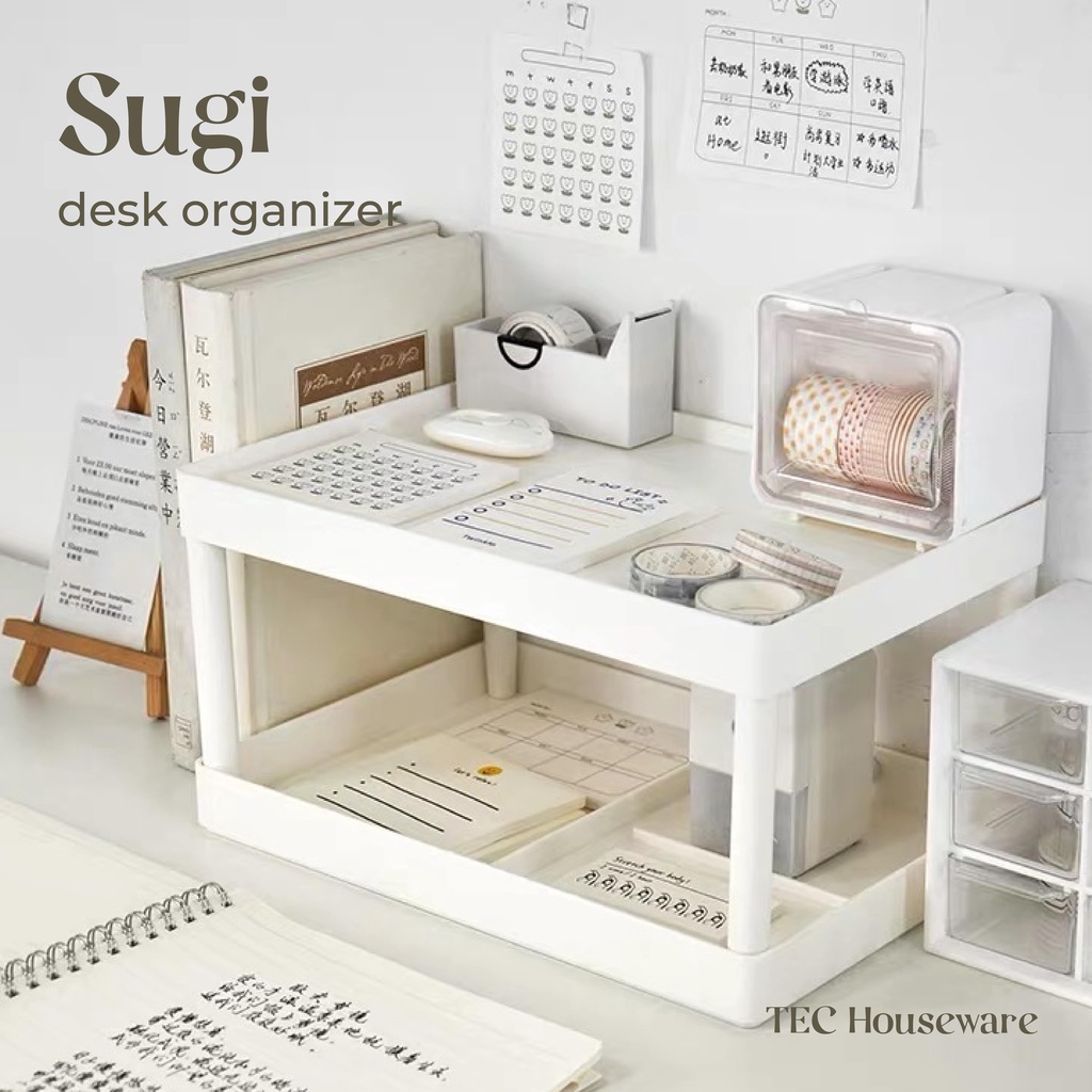 Jual 【TEC】SUGI Desk Organizer Rak Meja Stationary Rak Organizer ...