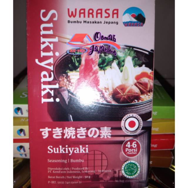 Jual Warasa bumbu instan sukiyaki Jepang halal | Shopee Indonesia