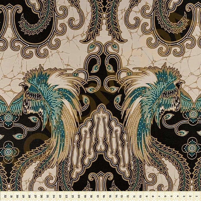 Jual BATIK MOTIF MARMER HITAM/COKLAT KUNING/HIJAU KAIN BAHAN PER METER ...