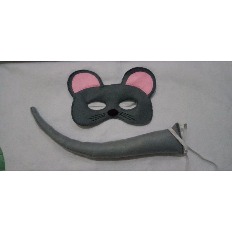 Jual Kostum Binatang Hewan Animal Tikus Mouse Topeng Ekor Pesta Teater ...